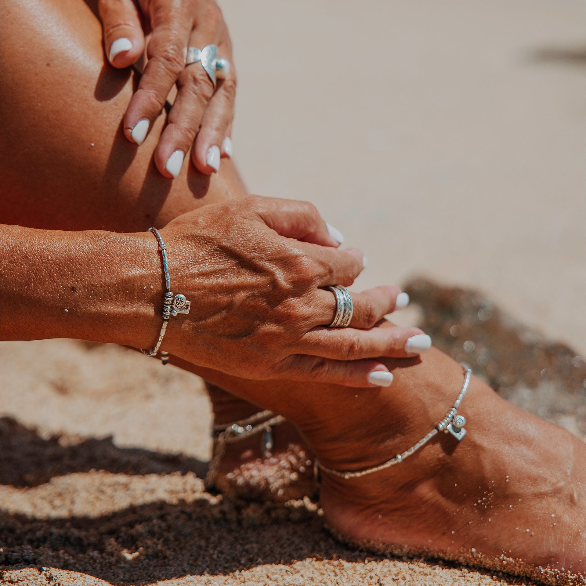 Surf Anklet | Boho Anklet for Bohemian Style – Embella – Embella Jewellery
