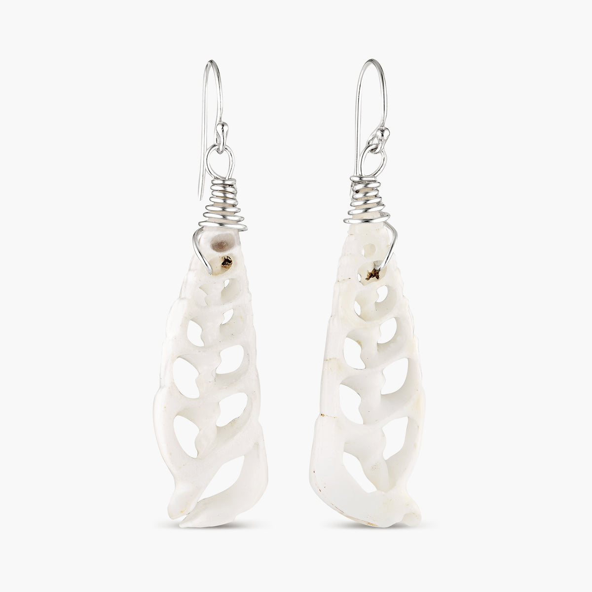 Spire Shell Drops – Embella Jewellery