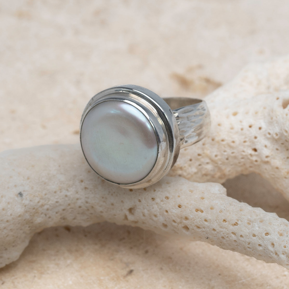 Deep Sea Pearl Ring – Embella Jewellery