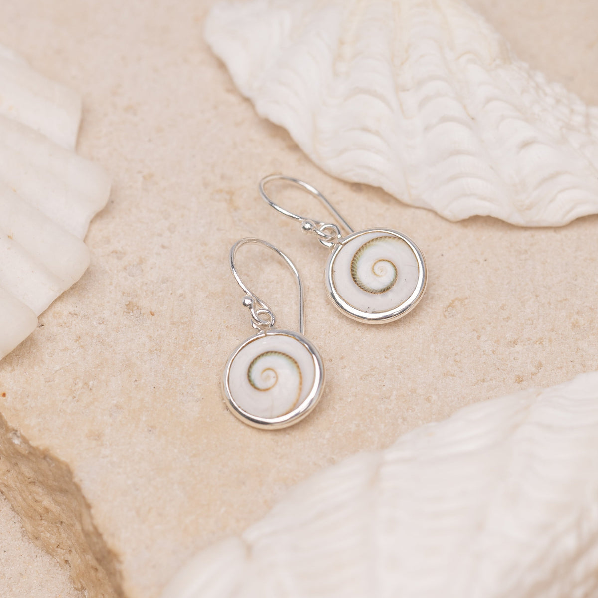Ocean Swirl Periwinkle Drops – Embella Jewellery